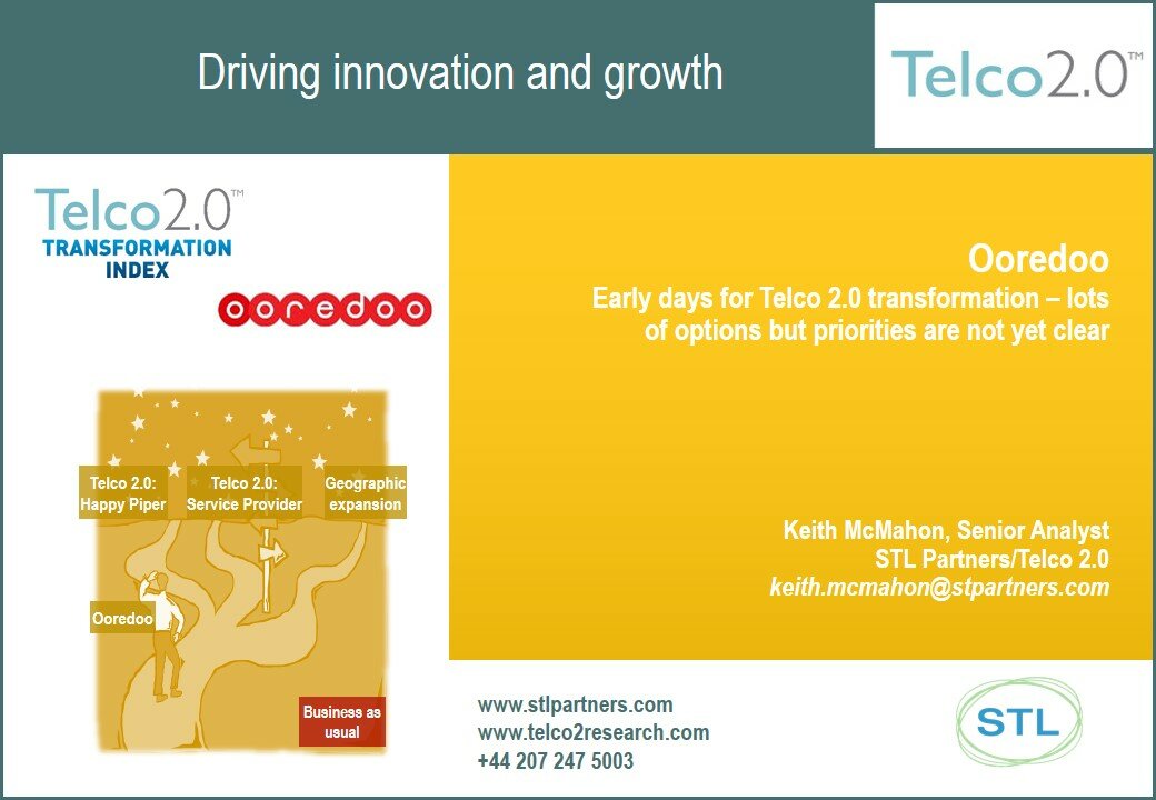 CSP Analysis Report: Ooredoo - STL Partners / Telco 2.0 Research